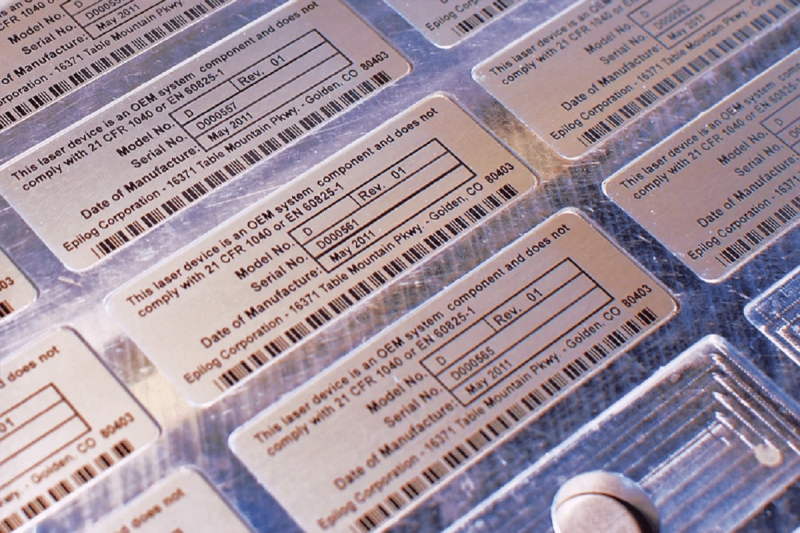 Quais materiais podem ser marcados com diferentes tipos de marcação a ...